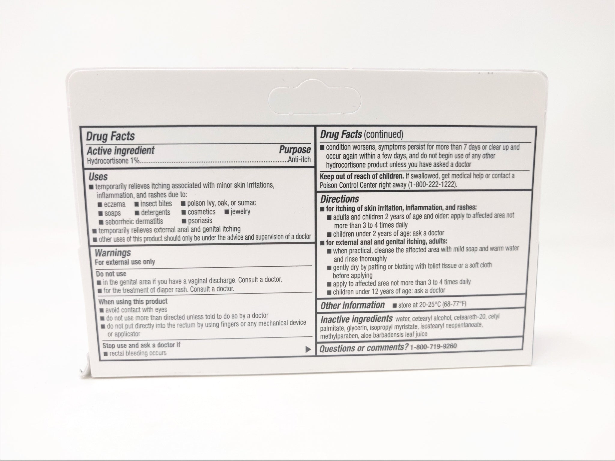 Perrigo Hydrocortisone Cream 1% Anti Itch Cream Max Strength 1 oz* (2 ...