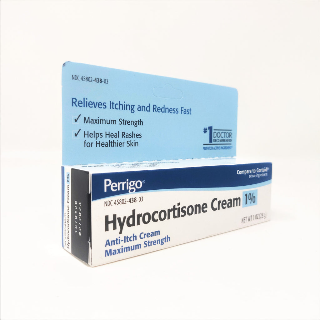 Perrigo Hydrocortisone Cream 1% Anti Itch Cream Max Strength 1 oz* (2 ...