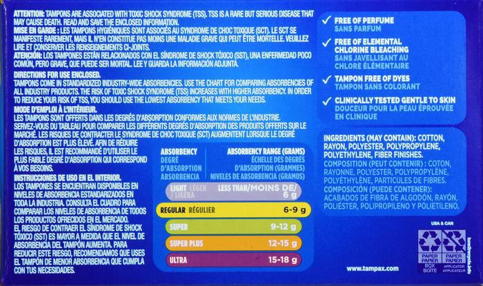 Tampax Flushable Regular 10Ct* | Silver Rod Pharmacy