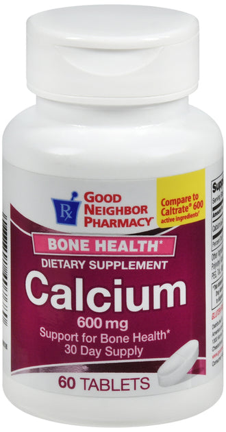 GNP Calcium 600mg, 60 Tablets | Silver Rod Pharmacy