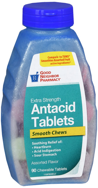 GNP Extra Strength Antacid Smooth Chewable Tablets, 90 Chewable Tablet ...