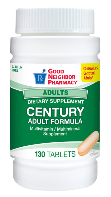GNP Century Adult Multivitamin, 130 Tablets | Silver Rod Pharmacy