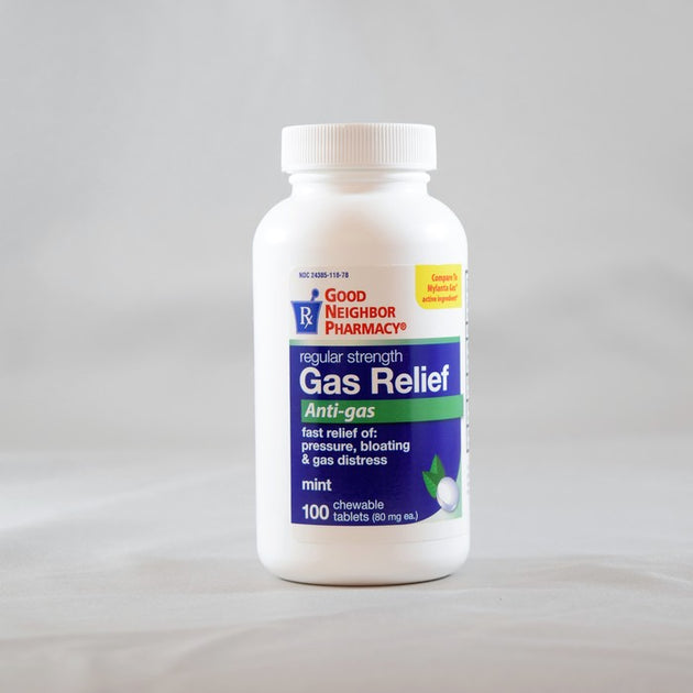 GNP Gas Relief, 100 Chewable Tablets* | Silver Rod Pharmacy