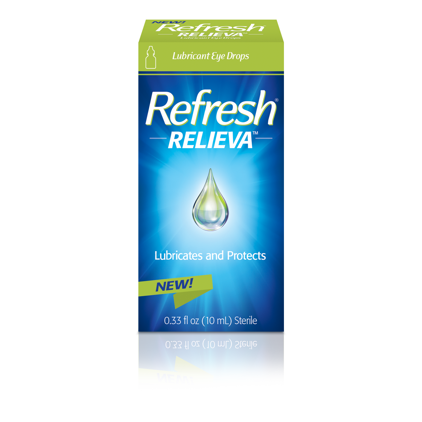 Refresh Relieva Lubricant Eye Drops, 0.33 Fl oz (10 ml) | Silver Rod ...
