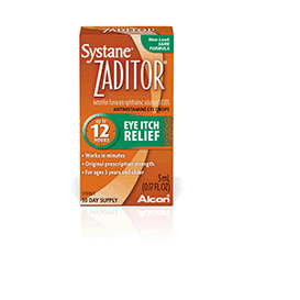 Zaditor Antihistamine Eye Drops, OTC Allergy Symptom Relief, 5 ml ...