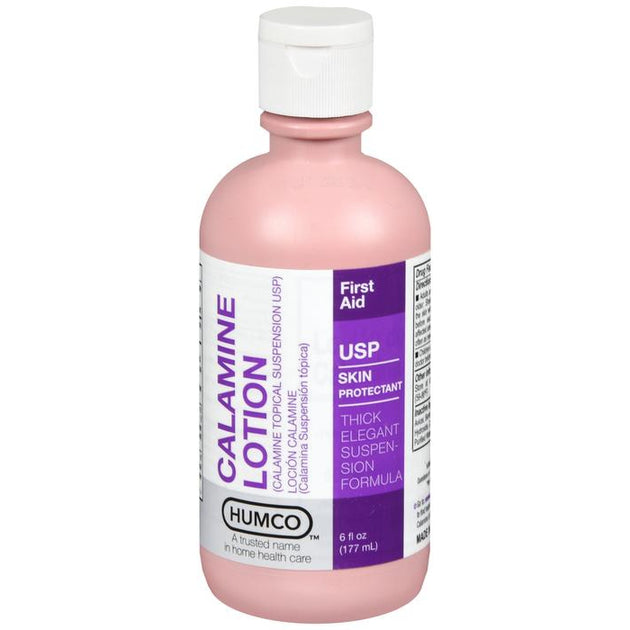 Humco Calamine Topical Supension USP Skin Protectant, 6 oz | Silver Rod ...