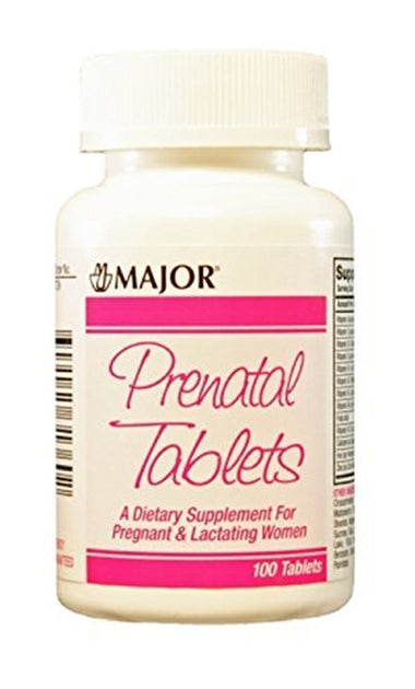 Major Prenatal Tablets, 100 Tablets* | Silver Rod Pharmacy