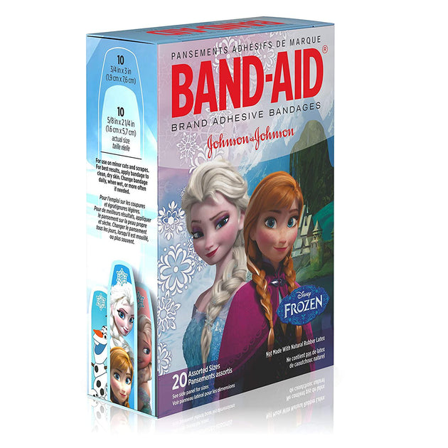 Band-Aid Brand Adhesive Bandages Featuring Disney Frozen Characters, A ...