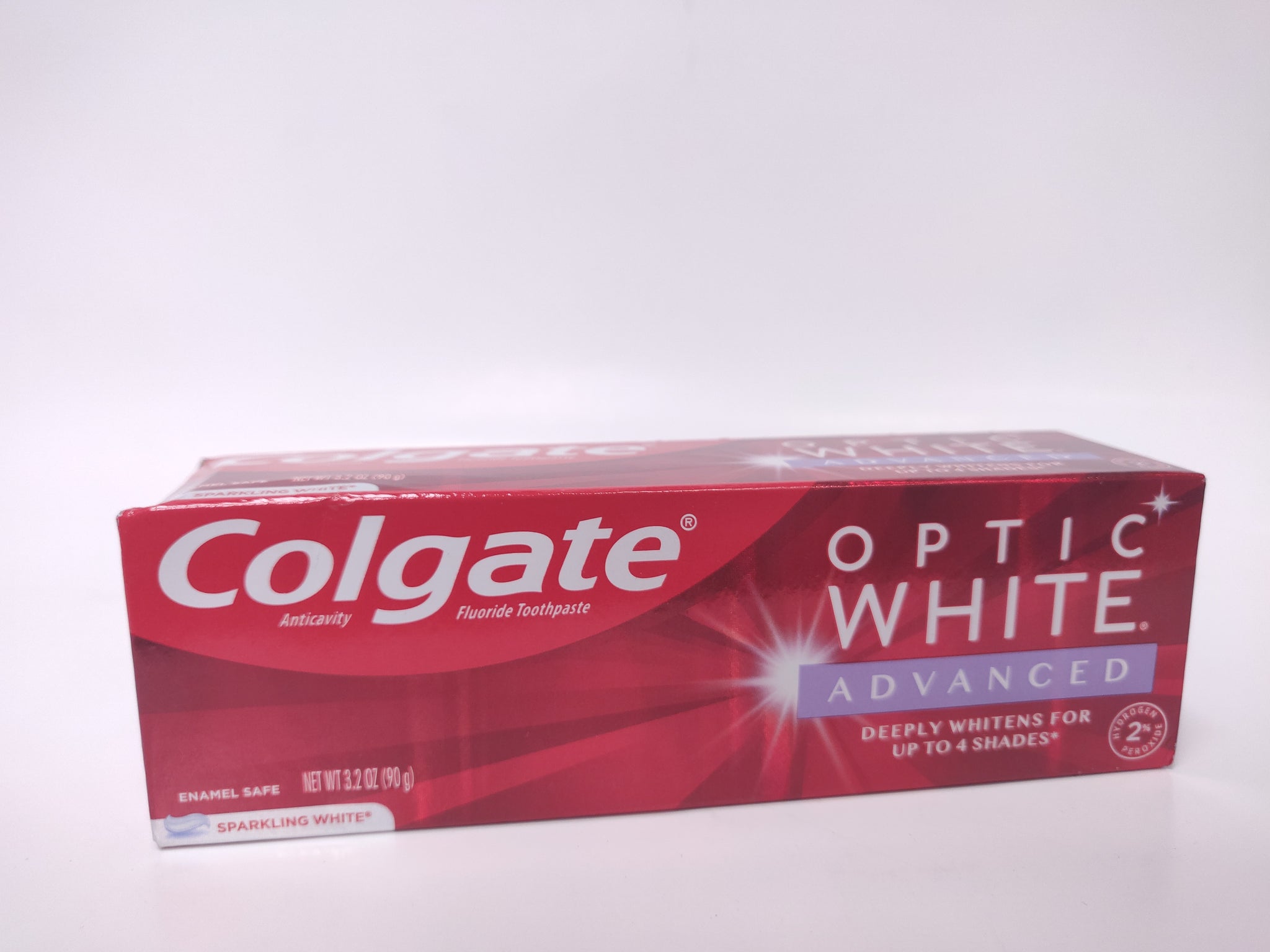 Colgate Optic White Advanced Anticavity Fluoride Toothpaste 3.2 oz - S ...
