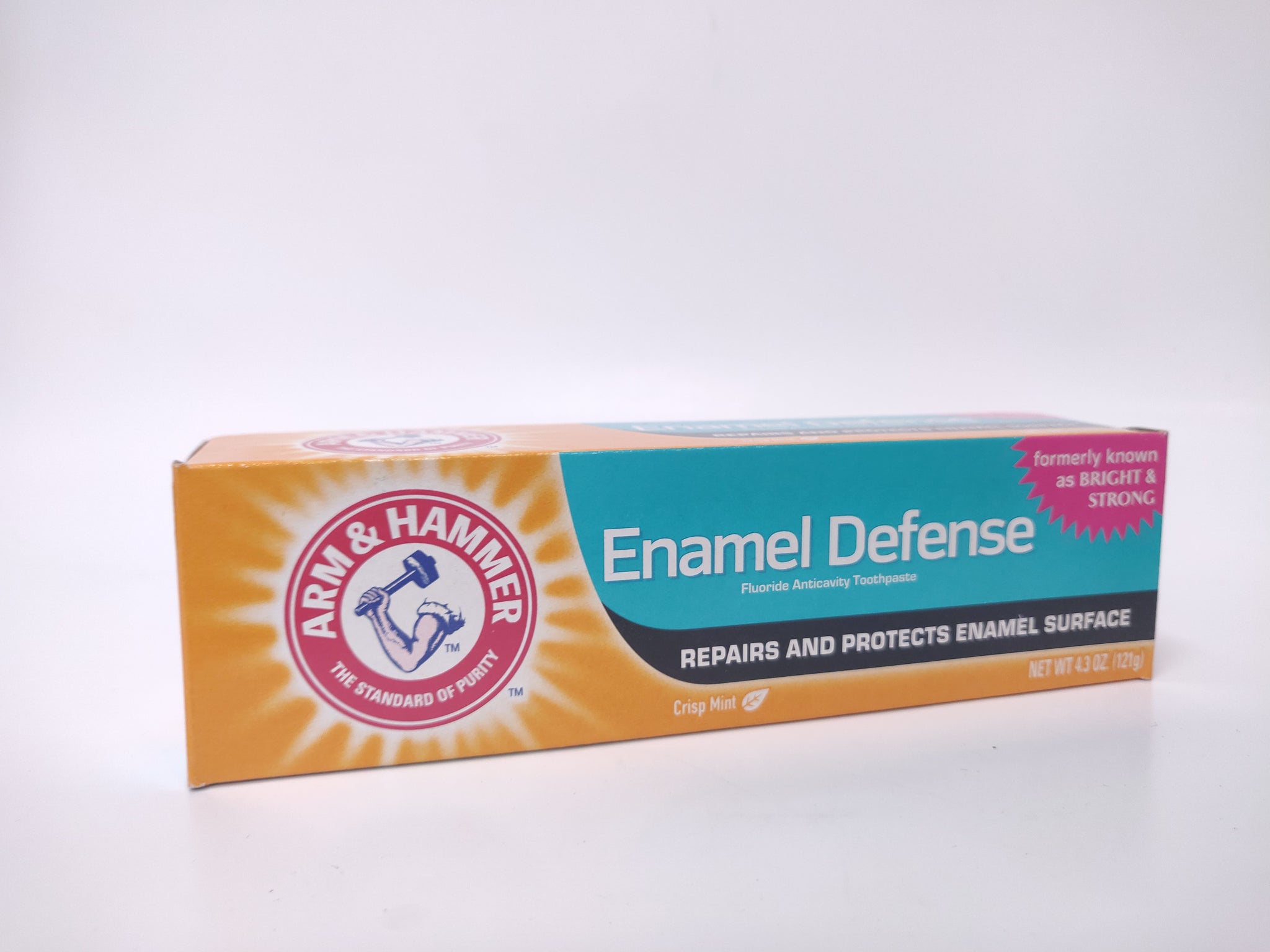Arm & Hammer Enamel Defense Fluoride Toothpaste - Crisp Mint - 4.3 oz ...