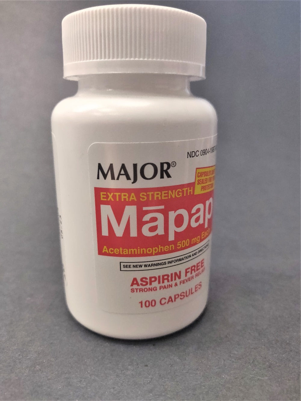 Major Mapap Extra Strength CAPSULES 500 mg, 100 ct | Silver Rod Pharmacy