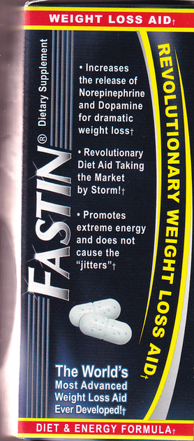 Hi Tech Pharmaceuticals, Fastin Weight Loss Aid, 30 Tablets | Silver ...