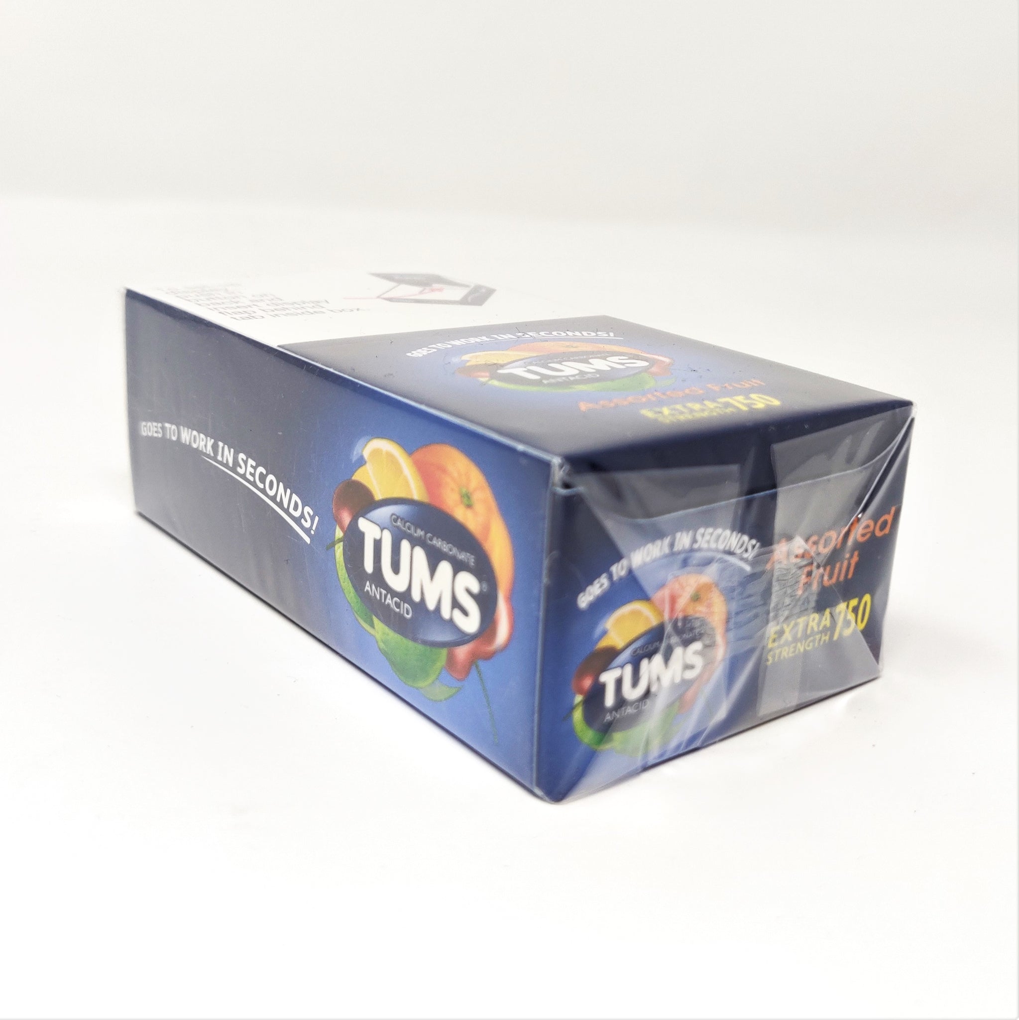 Tums Assorted Fruit Extra Strength Antacid Value Pack - 12 rolls x 8 T ...