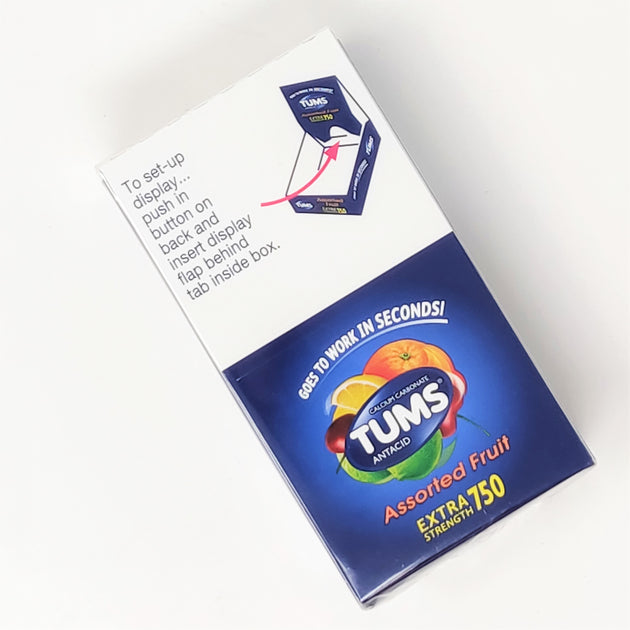 Tums Assorted Fruit Extra Strength Antacid Value Pack - 12 rolls x 8 T ...