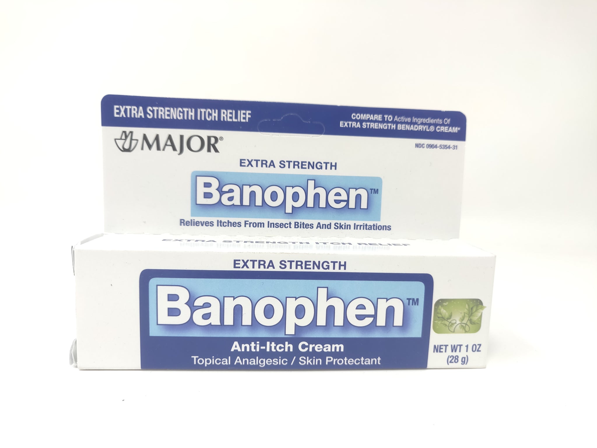 Major Extra Strength Banophen Anti Itch Cream - Topical Analgesic & Sk ...