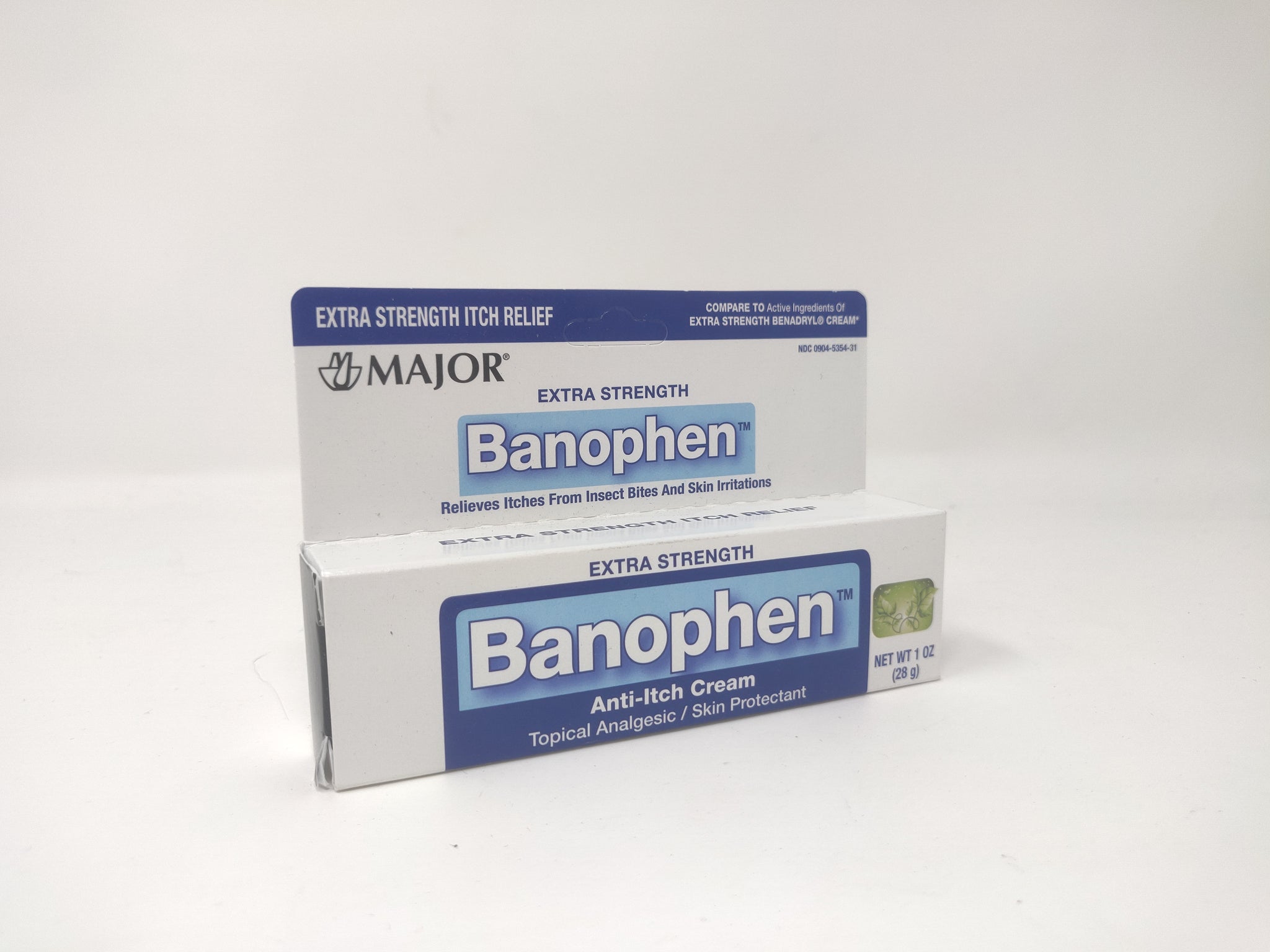 Major Extra Strength Banophen Anti Itch Cream - Topical Analgesic & Sk ...