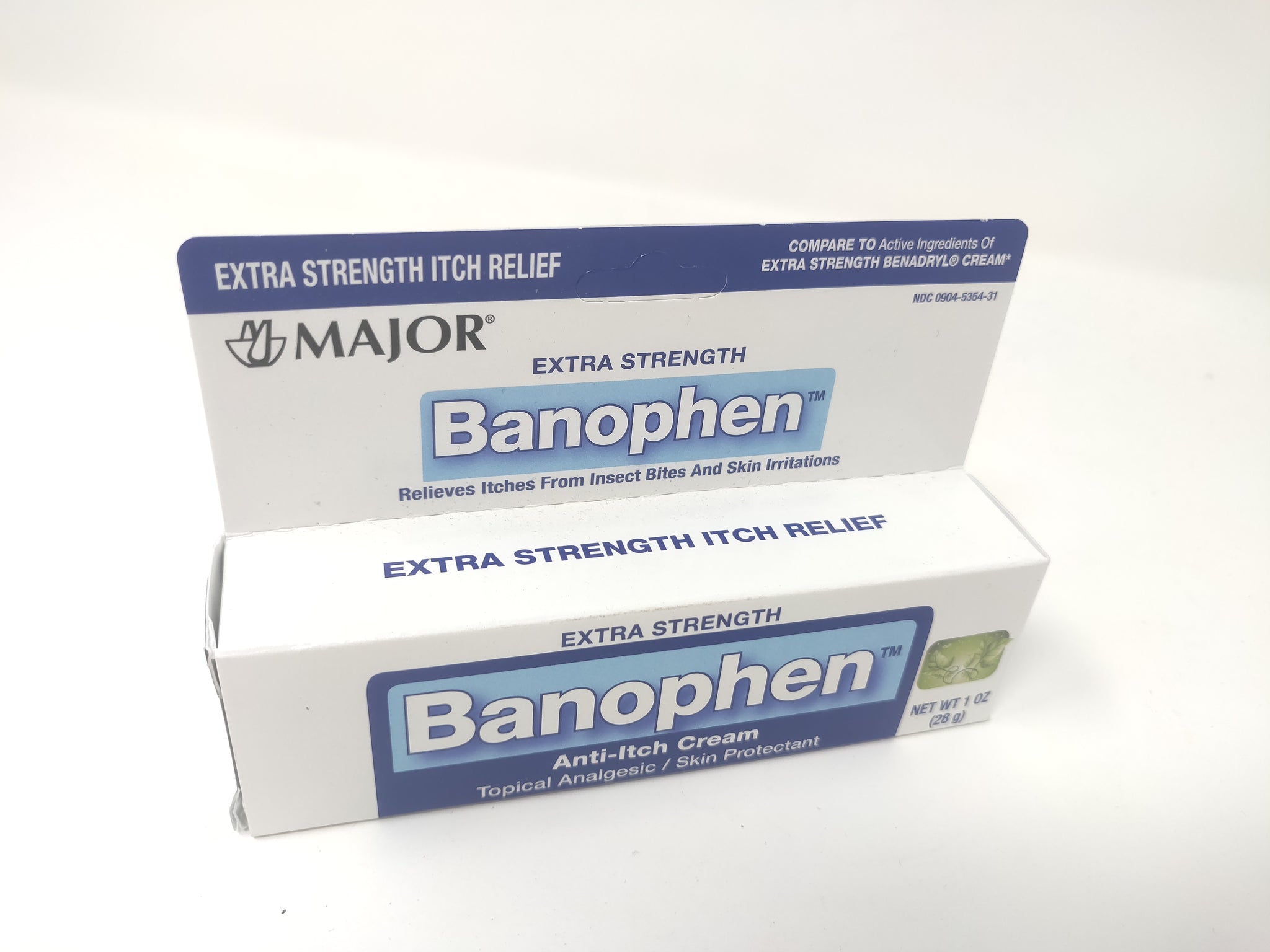 Major Extra Strength Banophen Anti Itch Cream - Topical Analgesic & Sk ...