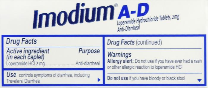Imodium A-D Diarrhea Relief Caplets - 24 ct | Silver Rod Pharmacy