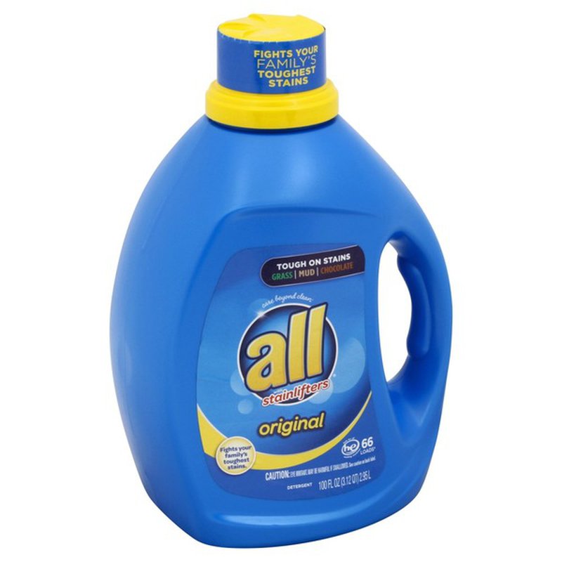 All Detergent with Stainlifters, Original, 40 Fl Oz., 1 Bottle ...