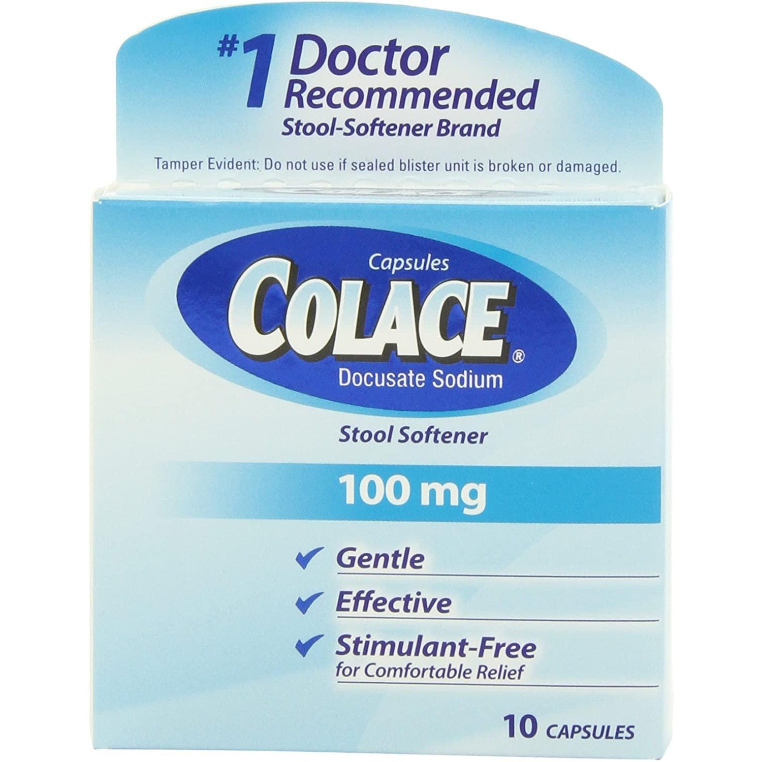 Colace 100mg Capsules - 10 count* | Silver Rod Pharmacy