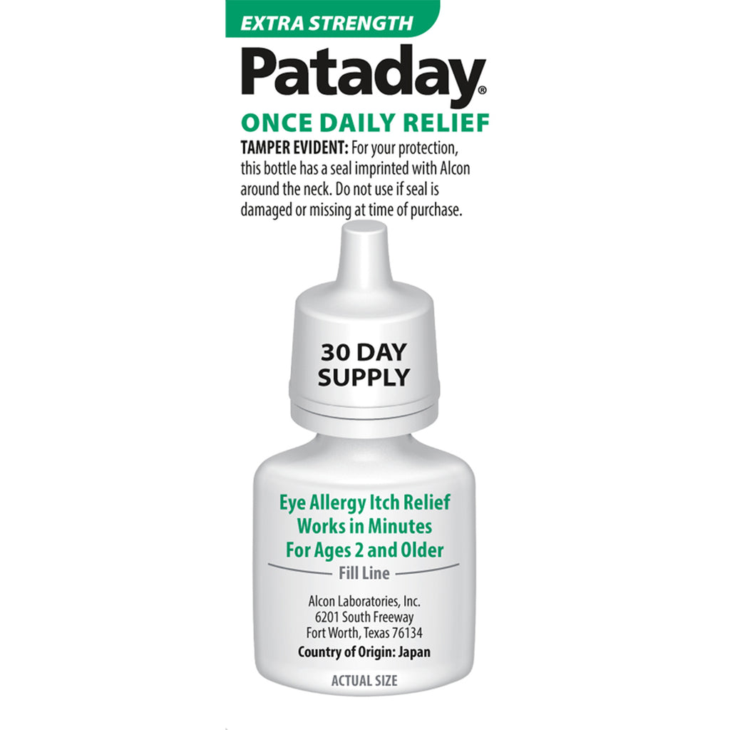 PATADAY Once Daily Relief Extra Strength Eye Allergy Relief Antihistam ...