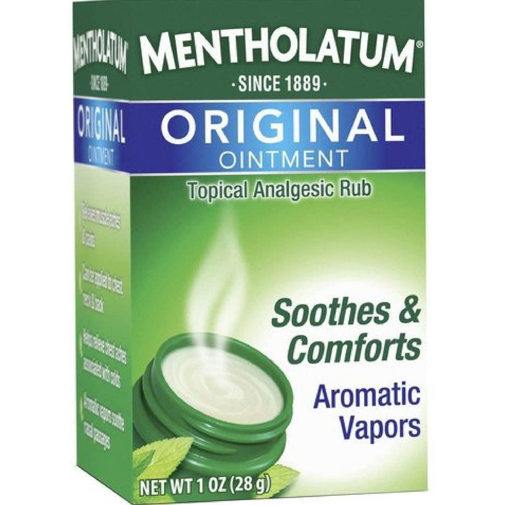 Mentholatum Original Ointment Soothing Relief, Aromatic Vapors - 1 oz ...