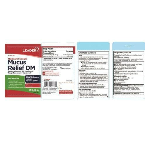 Leader Maximum Strength Mucus Relief Dm, 6 fl oz. | Silver Rod Pharmacy