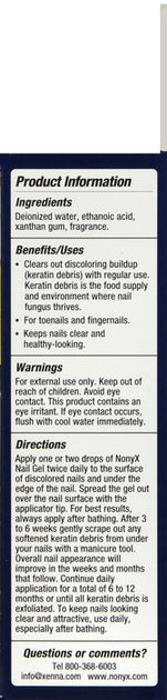 Nonyx Fungal Nail Clarifying Gel, 4 Ounce | Silver Rod Pharmacy