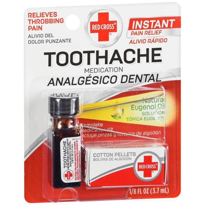Red Cross Toothache Complete Medication Kit - 0.12 Oz | Silver Rod Pharmacy
