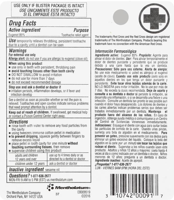 Red Cross Toothache Complete Medication Kit - 0.12 Oz | Silver Rod Pharmacy