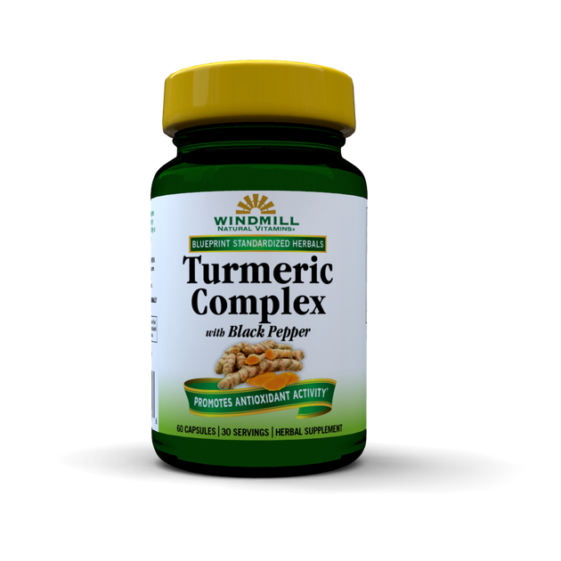 Windmill Turmeric Complex with Black Pepper - 60 capsules* | Silver Rod ...